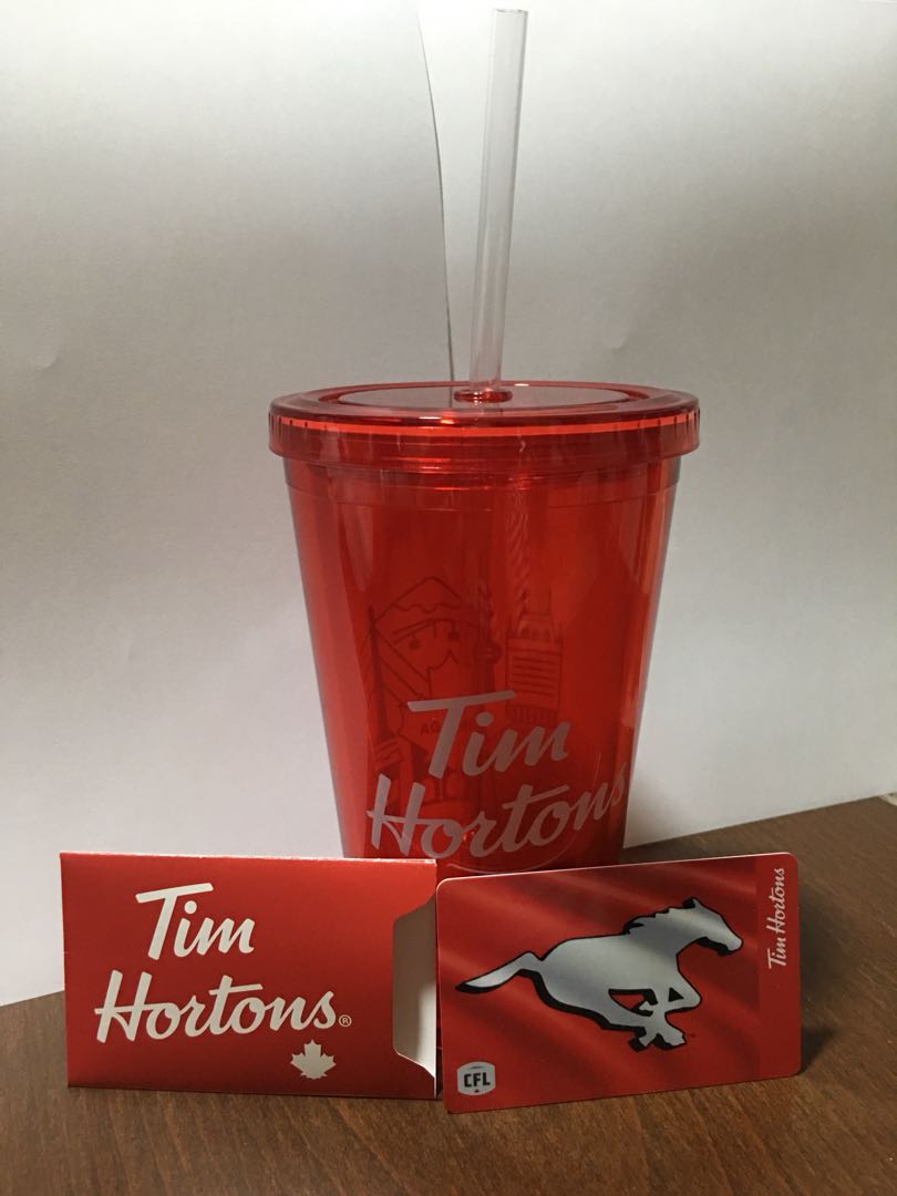 Tim Hortons Reusable Tumbler, Furniture & Home Living, Kitchenware ...