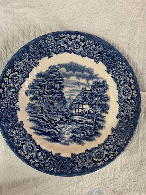 Vintage Staffordshire England plates, Furniture & Home Living ...