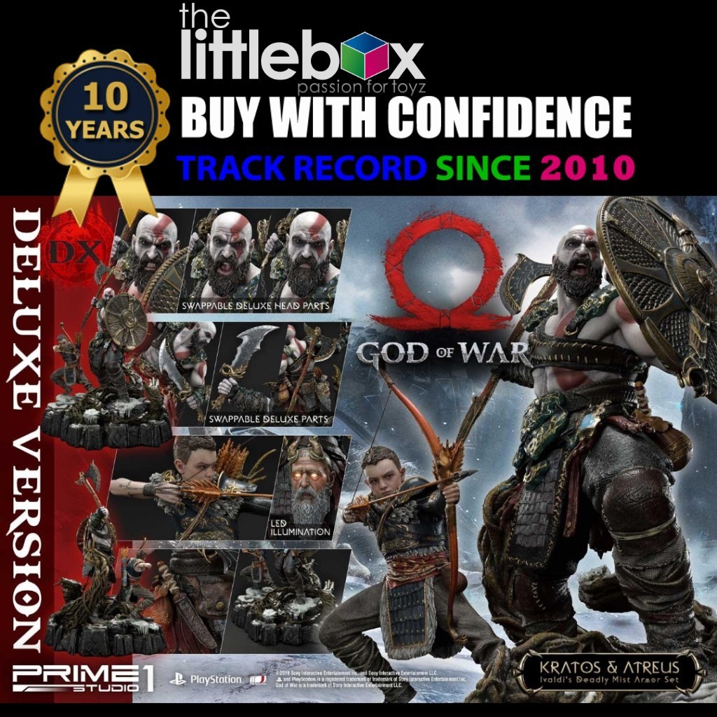 1/4 Scale UPMGOW-02DX Prime 1 Studio God of War Kratos & Atreus Ivaldi ...