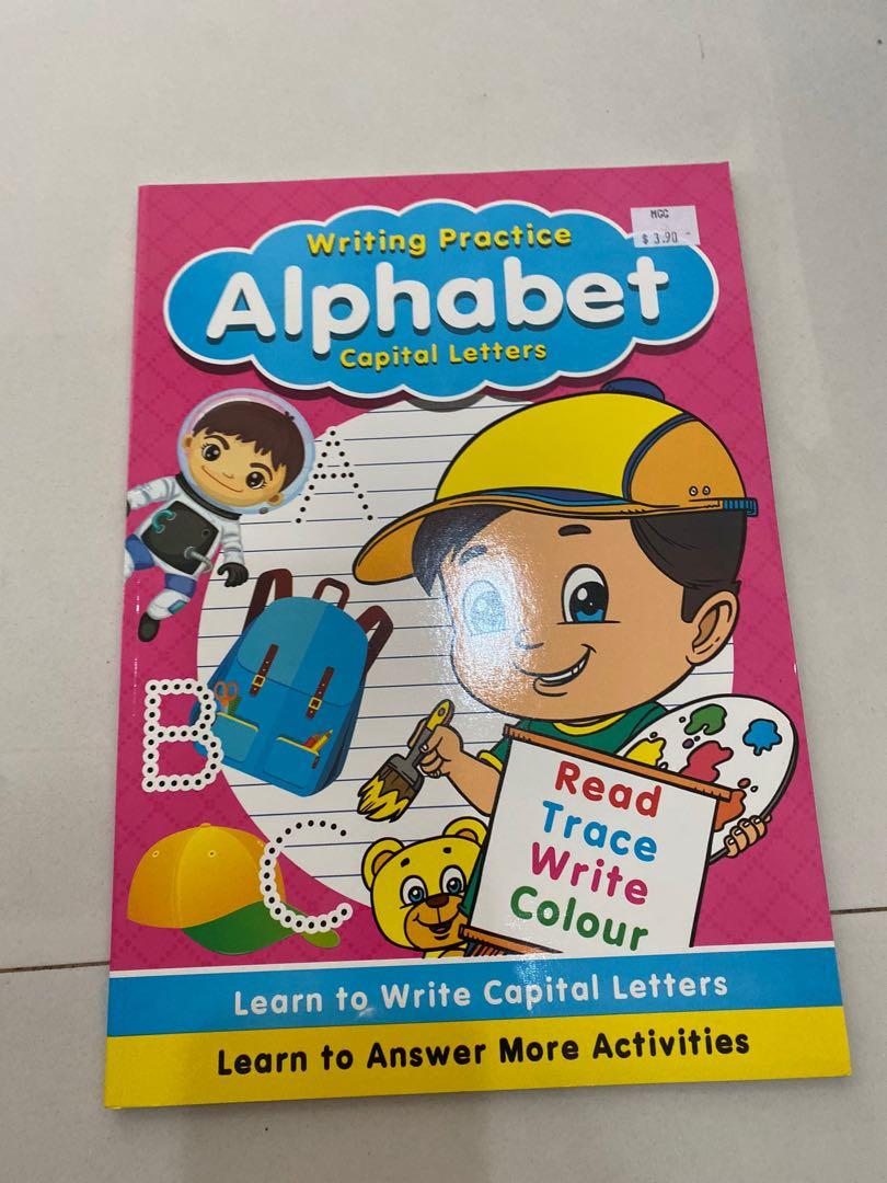 Alphabet writing books for pre-school children, Hobbies & Toys, Books ...