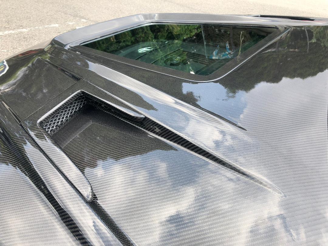 Carbon Fibre Transparent Bonnet for W204, Car Accessories, Accessories ...