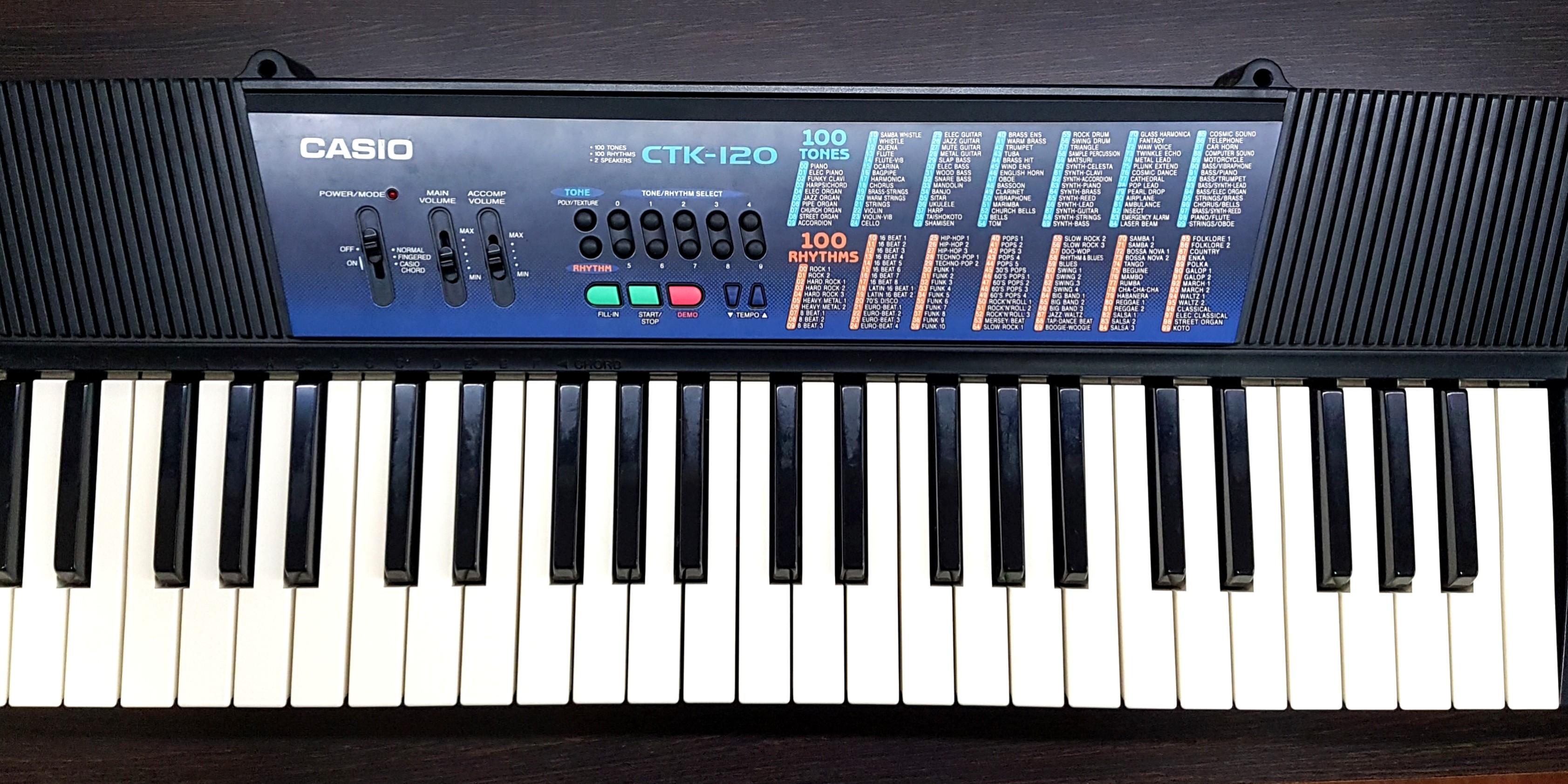 CASIO Electronic Keyboard Piano, Hobbies & Toys, Music & Media, Musical ...
