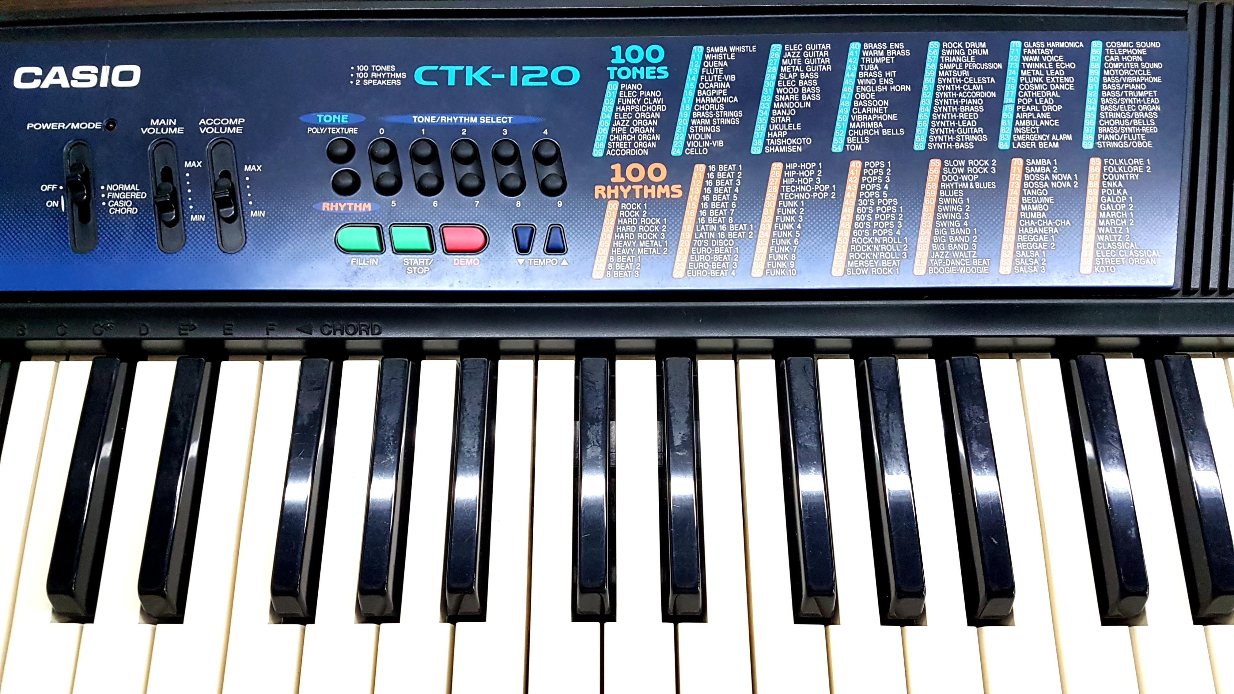 CASIO Electronic Keyboard Piano, Hobbies & Toys, Music & Media, Musical ...