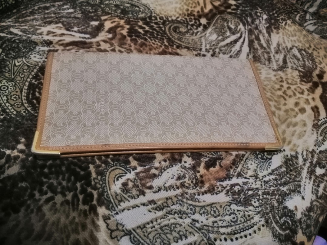 Original Celine Vintage Monogram Long Wallet, Women's Fashion, Bags ...