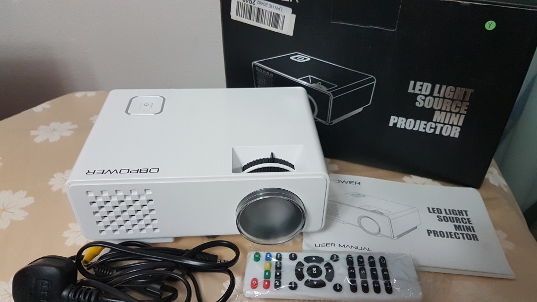 Dbpower Mini Pojector, TV & Home Appliances, TV & Entertainment ...