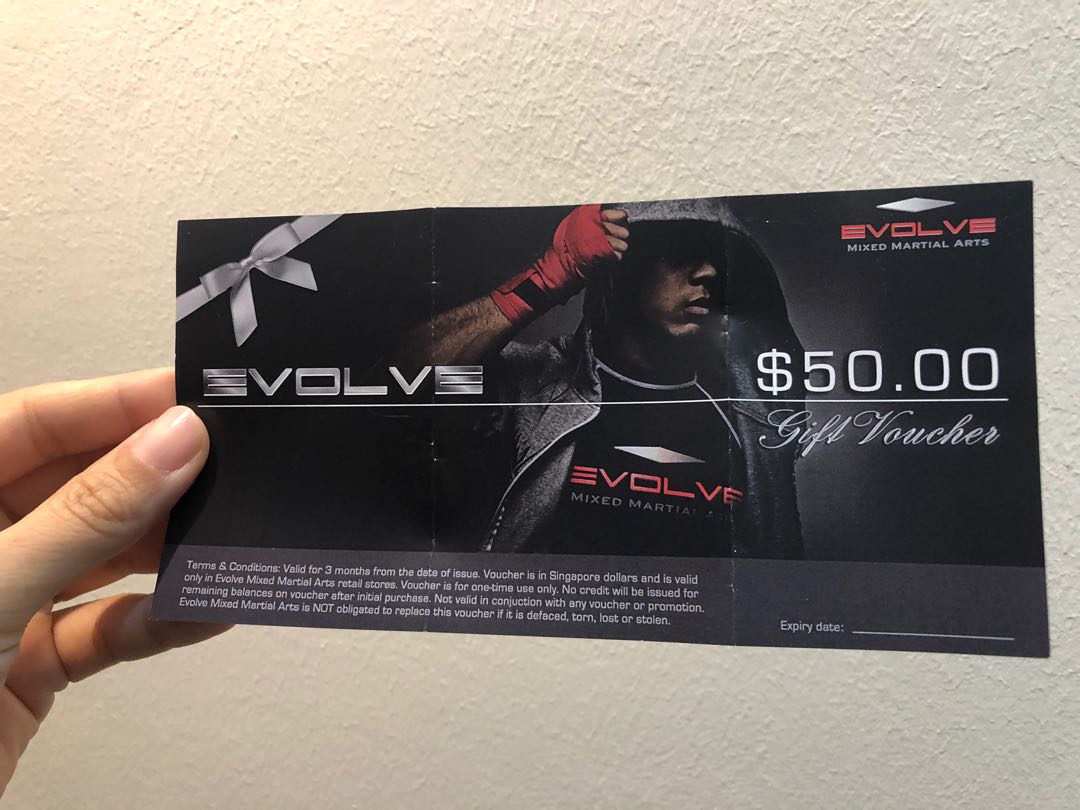 S$50 Evolve Voucher, Tickets & Vouchers, Vouchers on Carousell