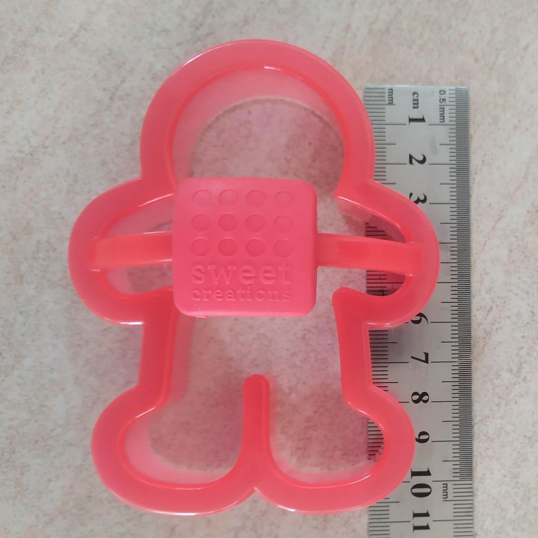 Gingerbread man plastic cookie cutter, Furniture & Home Living, Home ...