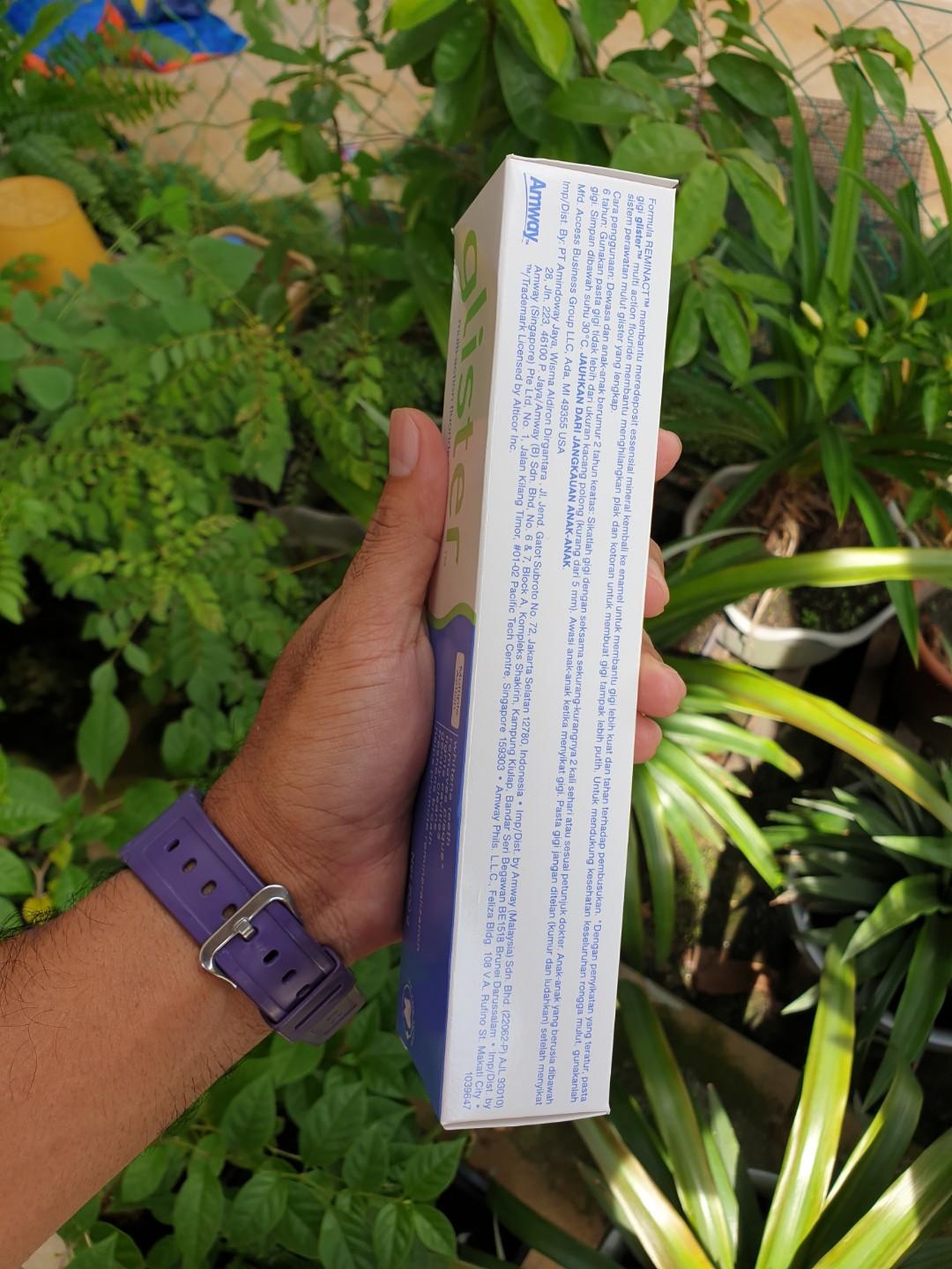 GLISTER Ubat Gigi Berfluorida Multitindakan (200g), Health & Nutrition ...