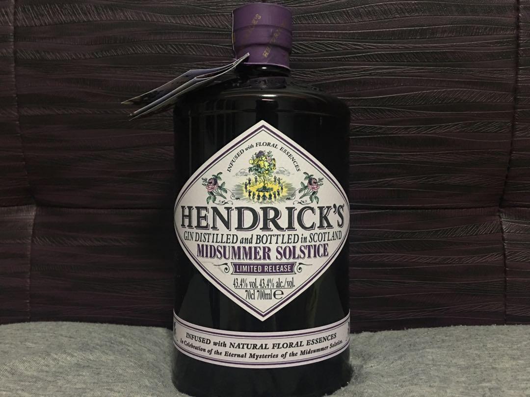 Hendrick’s Midsummer Solstice 70cl, Food & Drinks, Beverages on Carousell