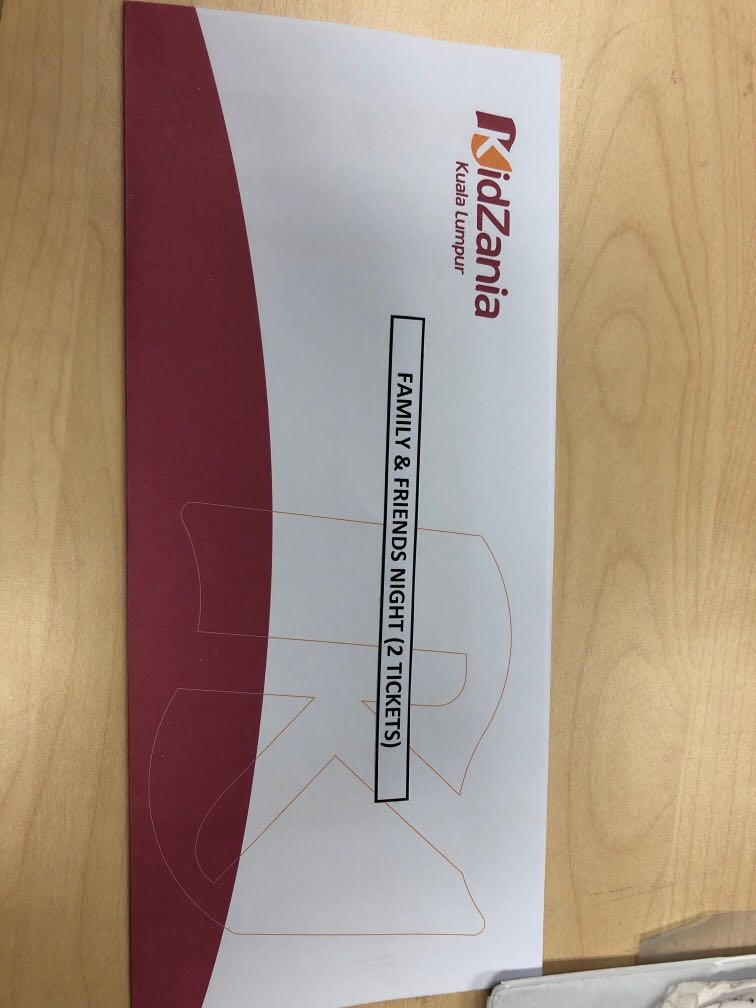 kidzania family & friends 2 ticket, Tickets & Vouchers, Local ...