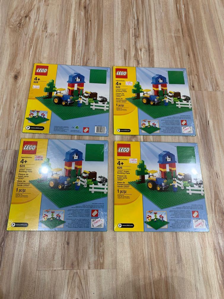 Lego Green Building Plate x 4, Hobbies & Toys, Toys & Games on Carousell