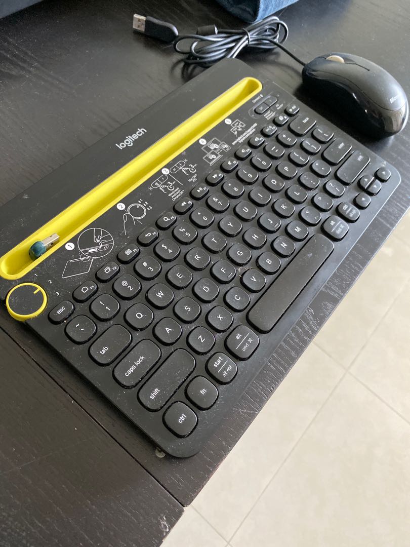 Logitech K480 Wireless Keyboard And Mouse Computers And Tech Parts And Accessories Computer