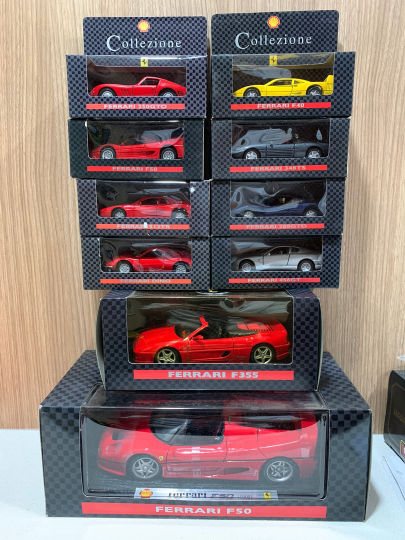 Maisto Shell Ferrari Model (Set of 10) - Collector’s Set, Hobbies ...