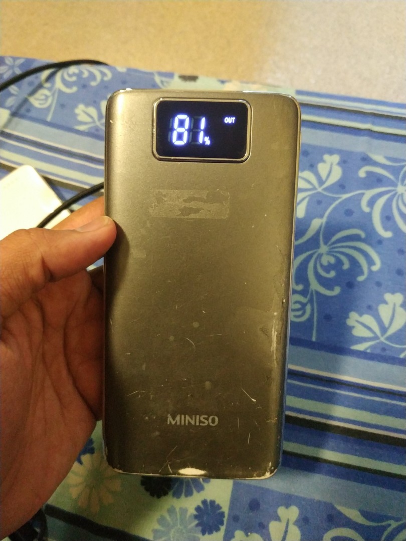Miniso 10000 mah powerbank, Mobile Phones & Gadgets, Mobile & Gadget ...