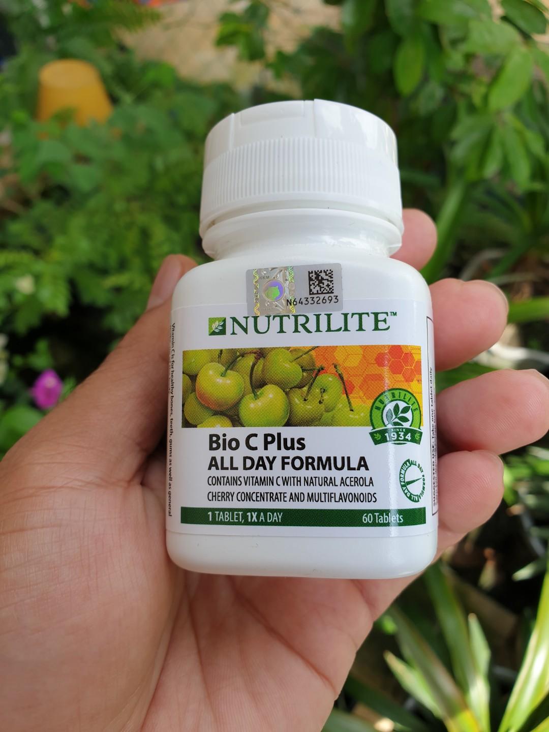 NUTRILITE Bio C Plus All Day Formula (60 tab), Health & Nutrition ...
