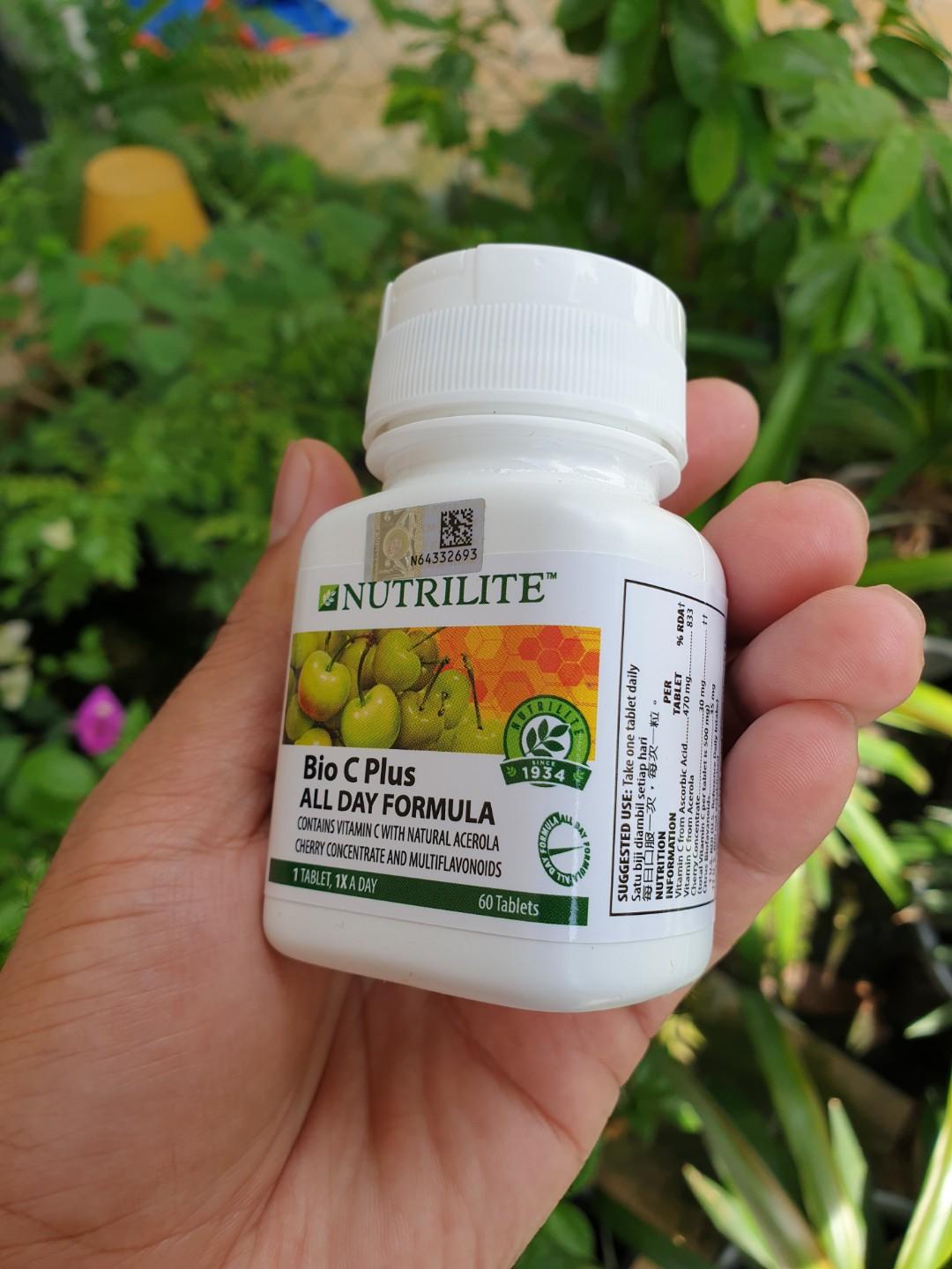 NUTRILITE Bio C Plus All Day Formula (60 tab), Health & Nutrition ...
