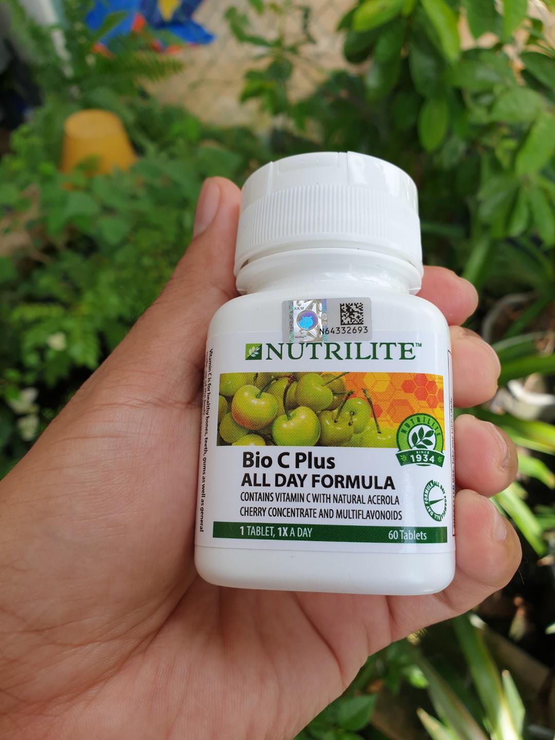NUTRILITE Bio C Plus All Day Formula (60 tab), Health & Nutrition ...
