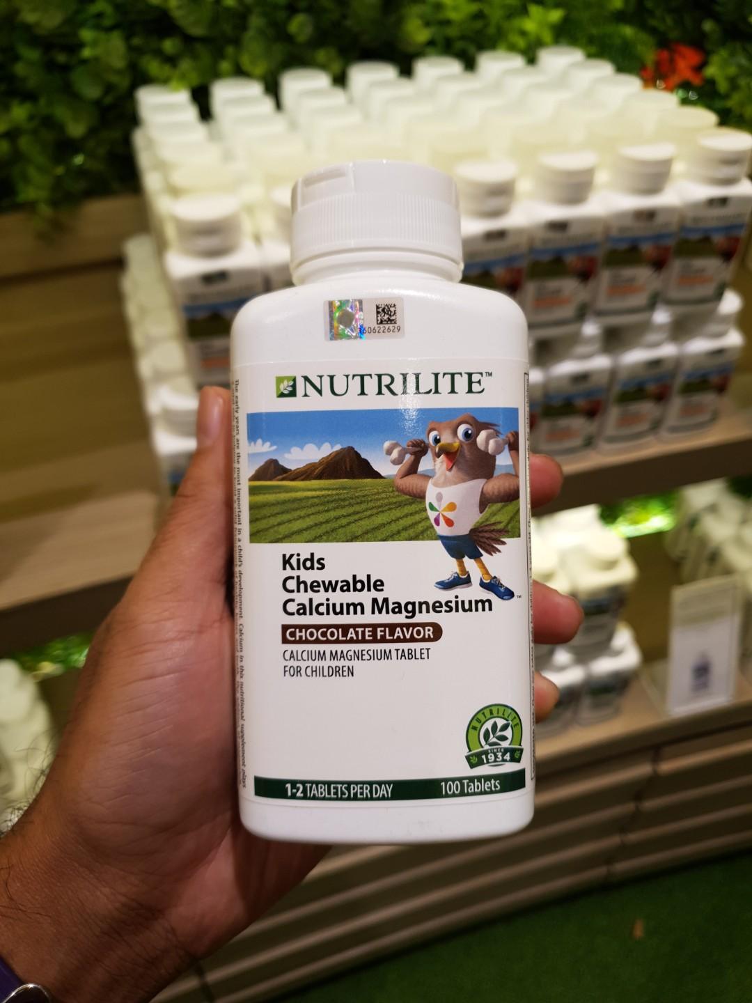 NUTRILITE Chewable Calcium Magnesium (100 tab), Babies & Kids, Going ...