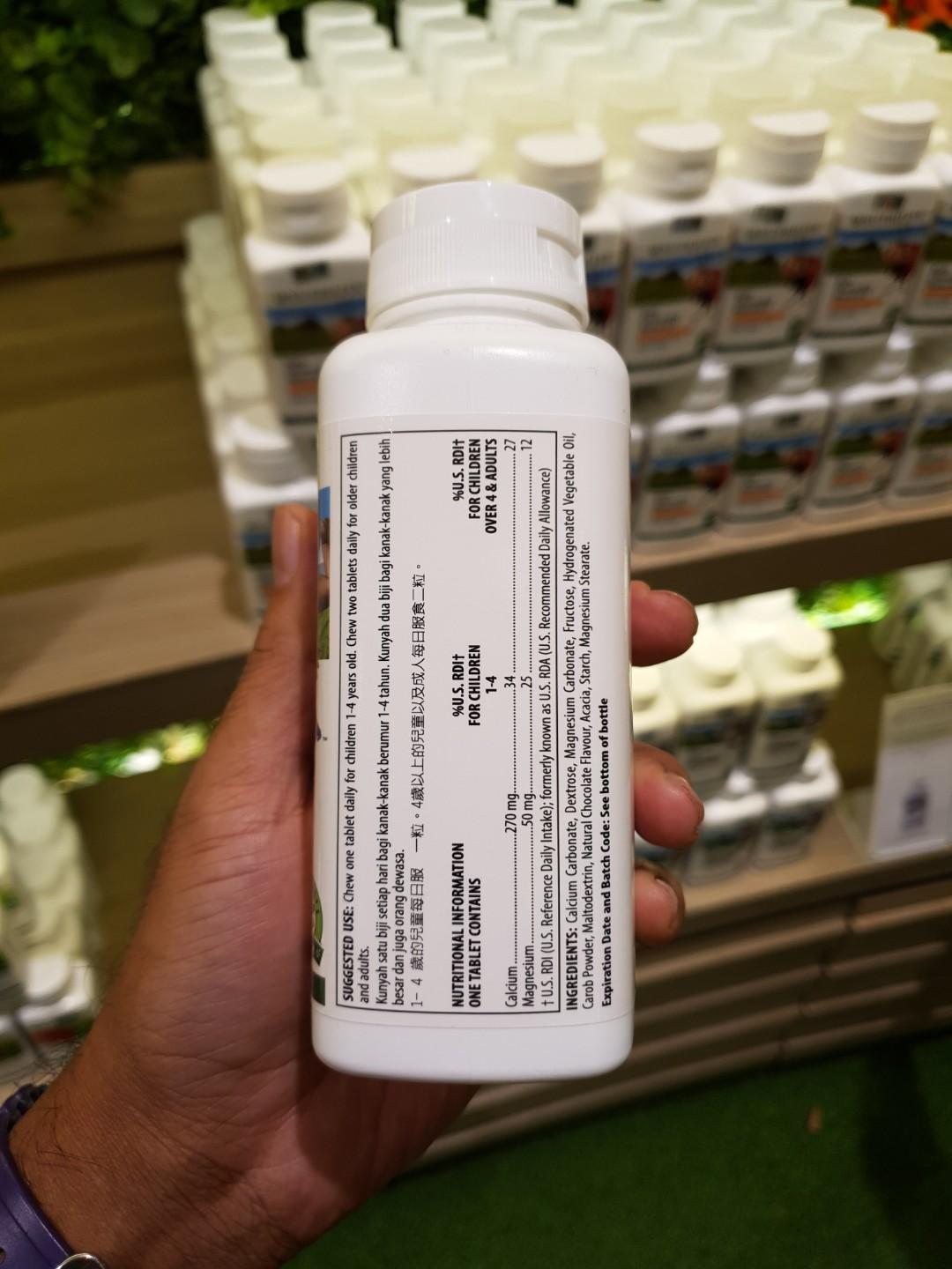 NUTRILITE Chewable Calcium Magnesium (100 tab), Babies & Kids, Going ...