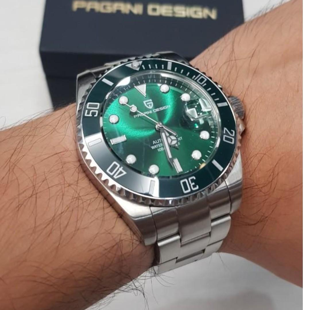 Pagani design hulk submariner hulk homage, Men's Fashion, Watches ...