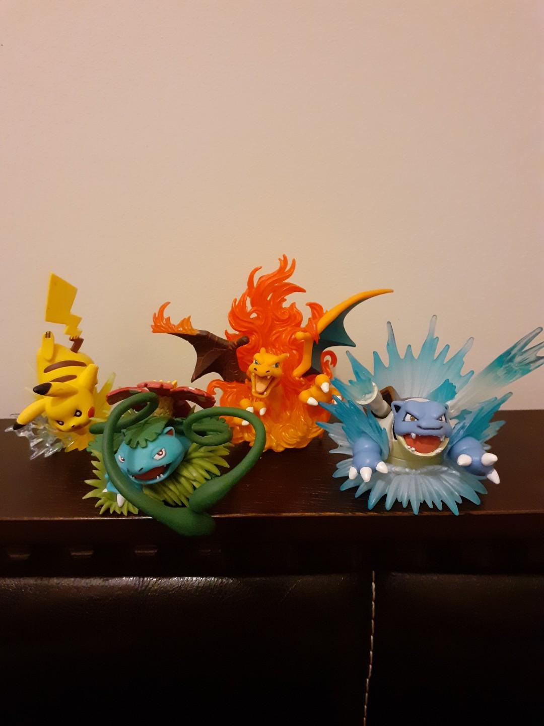 Pokemon Kanto starters kaiyodo tcg figures, Hobbies & Toys, Toys ...