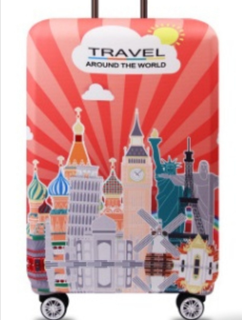 Premium design luggage cover, Hobbies & Toys, Travel, Travel Essentials ...
