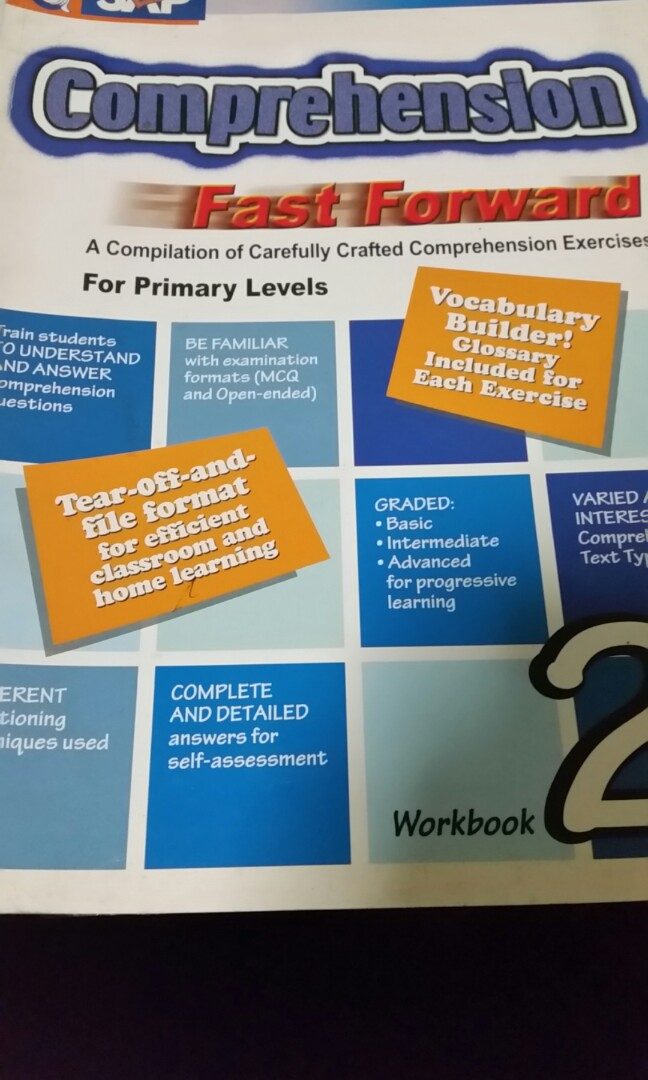Primary 2 Assesment book for COMPREHENSION, Hobbies & Toys, Books ...