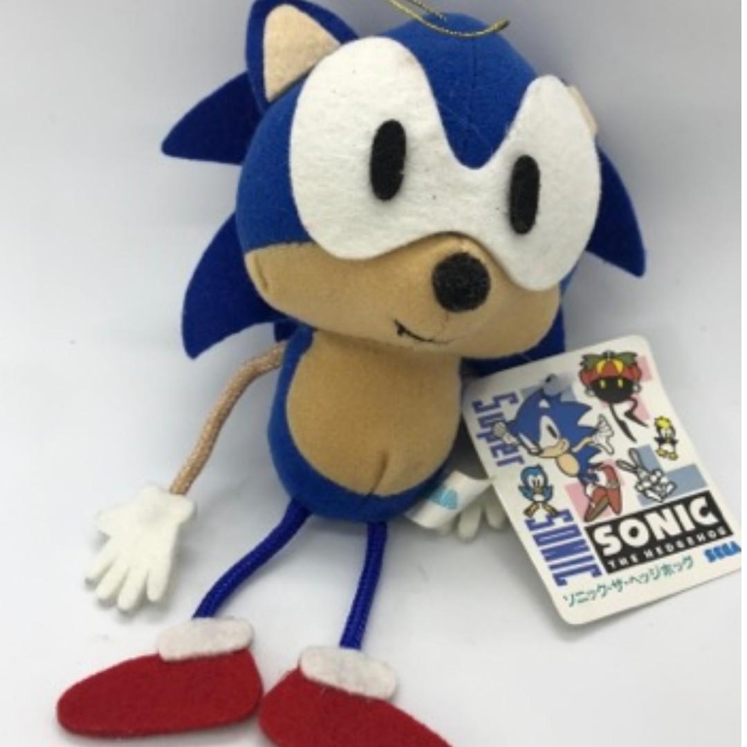 RARE! SONIC THE HEDGEHOG 1991 "STRINGY" PLUSH FIGURE JAPAN, Hobbies ...