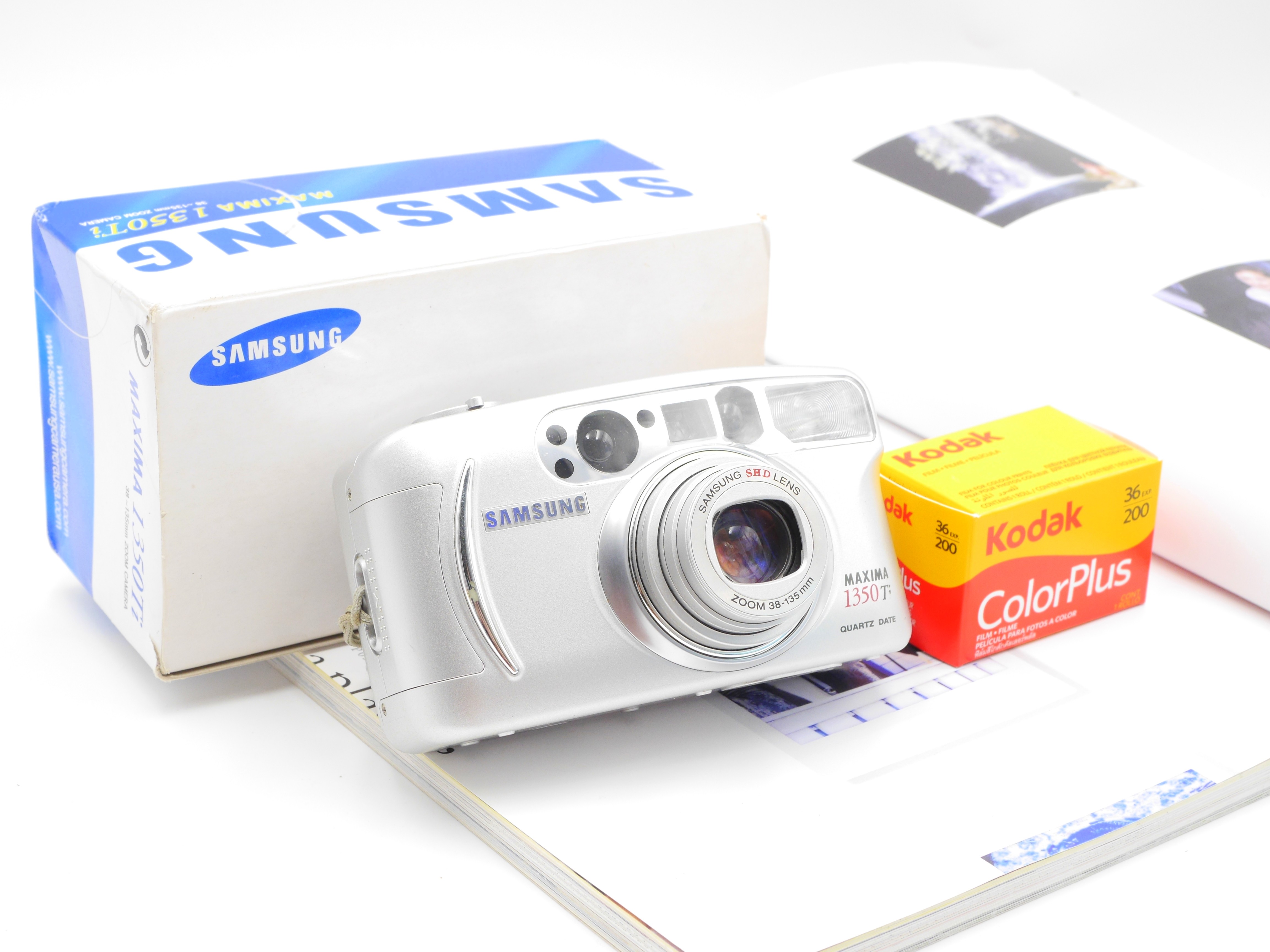 Samsung Maxima 1350 Ti Quartz Date 35mm Film Compact Camera ...