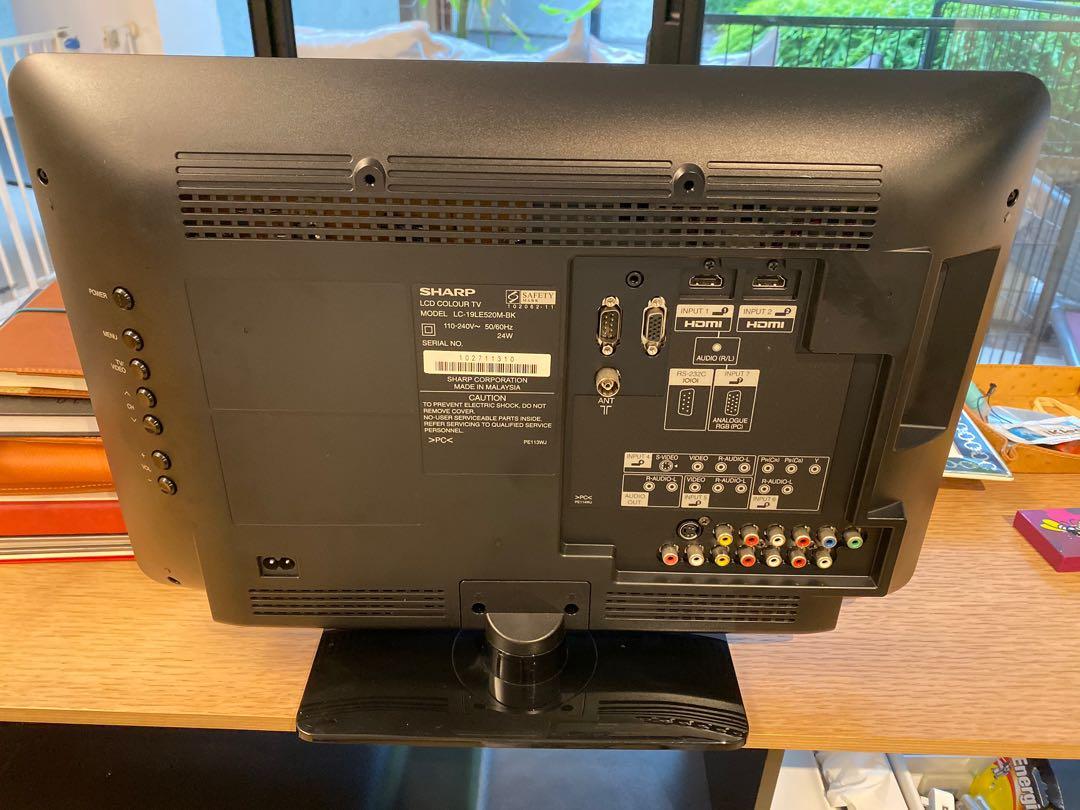 Sharp 19”, Home Appliances, TVs & Entertainment Systems on Carousell