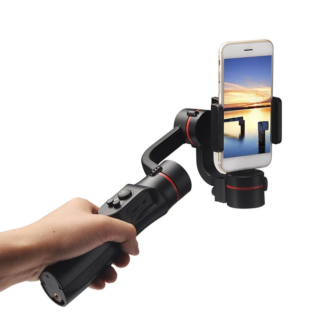 Smartphone Stabilizing Motorized Rechargeable 3-Axis Handheld Gimbal ...