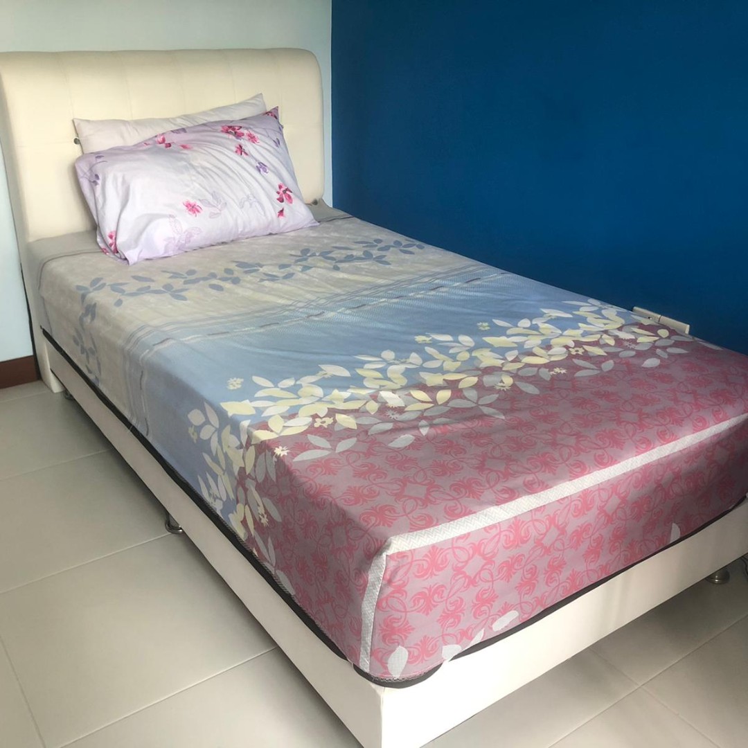 Price Reduced! Super Single Bed with Mattress, Furniture & Home Living ...