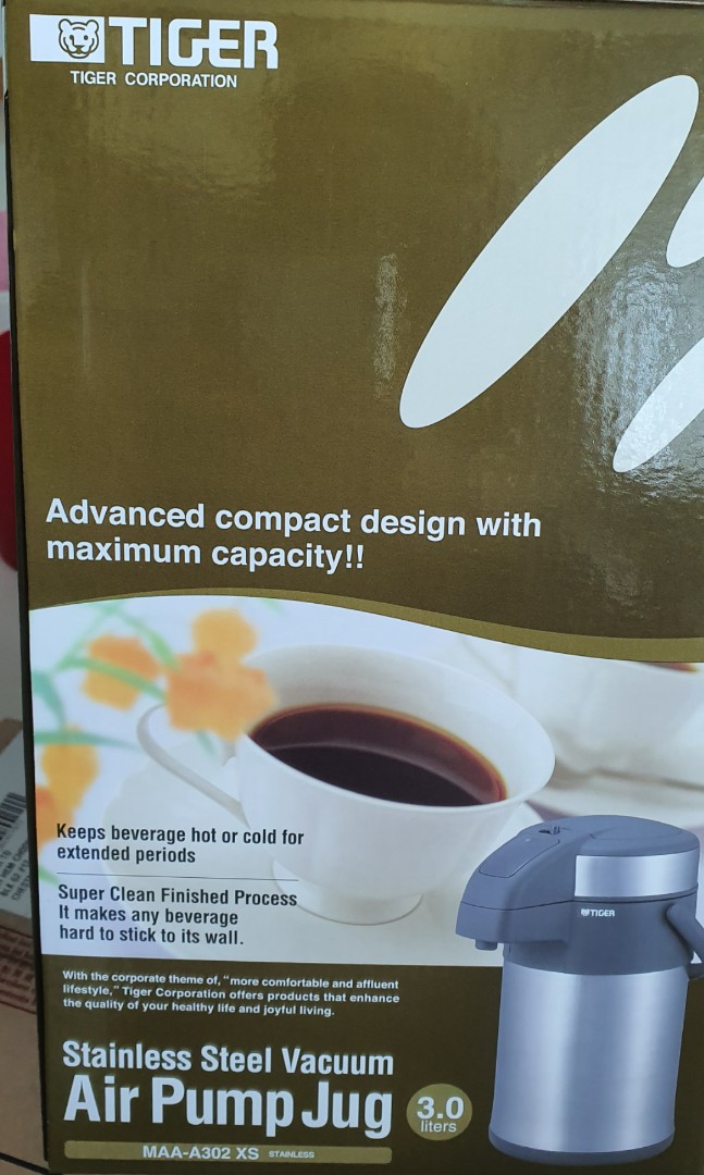 Tiger Airpot 3L, TV & Home Appliances, Kitchen Appliances, Kettles ...