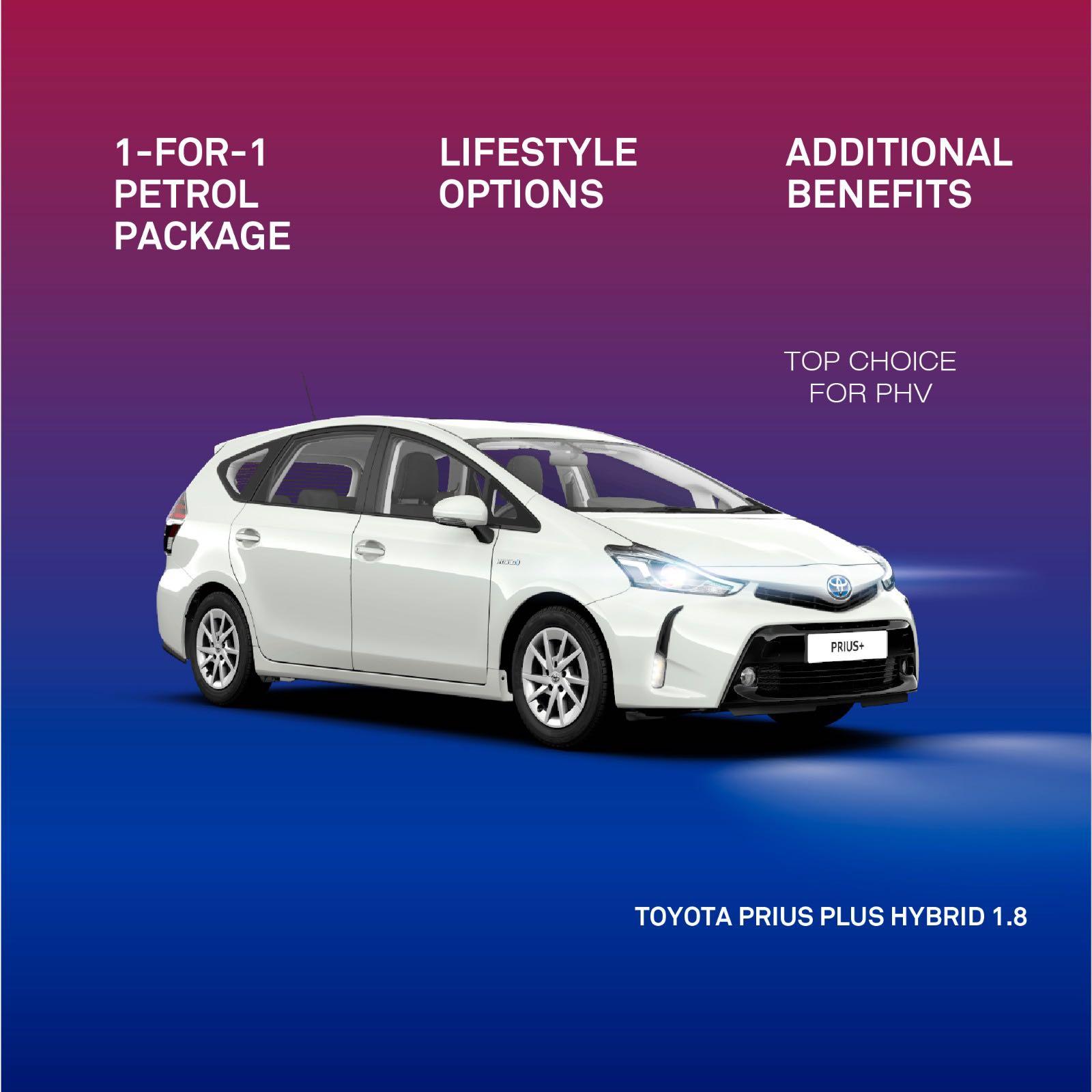 Toyota Prius Plus hybrid MPV for PHV use, Cars, Car Rental on Carousell