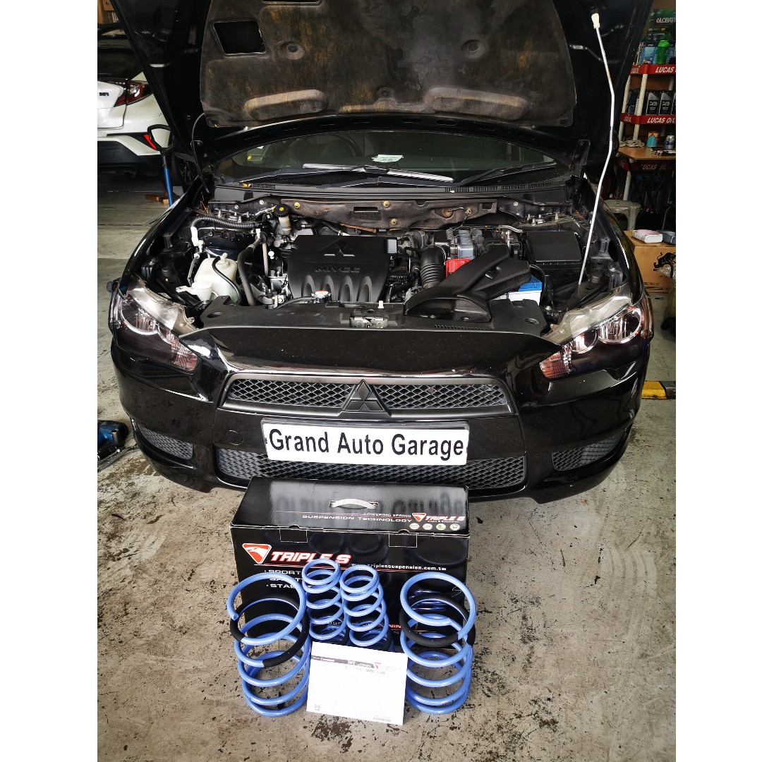 Triple S Lowering Springs for Mitsubishi Lancer EX, Car Accessories ...