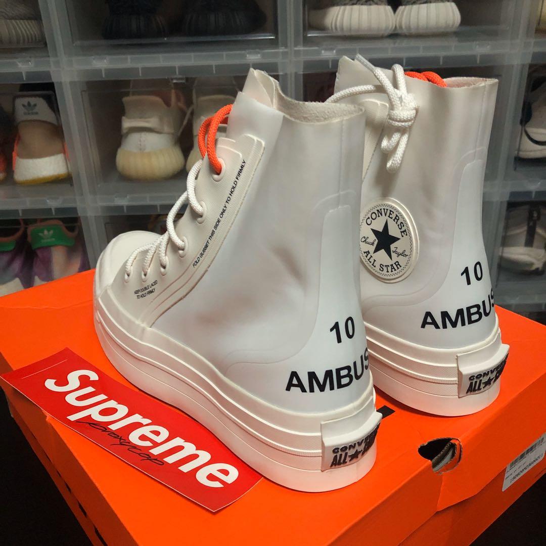 US 10 Ambush Converse Chuck Taylor All Stars 70s Hi White, Men's ...