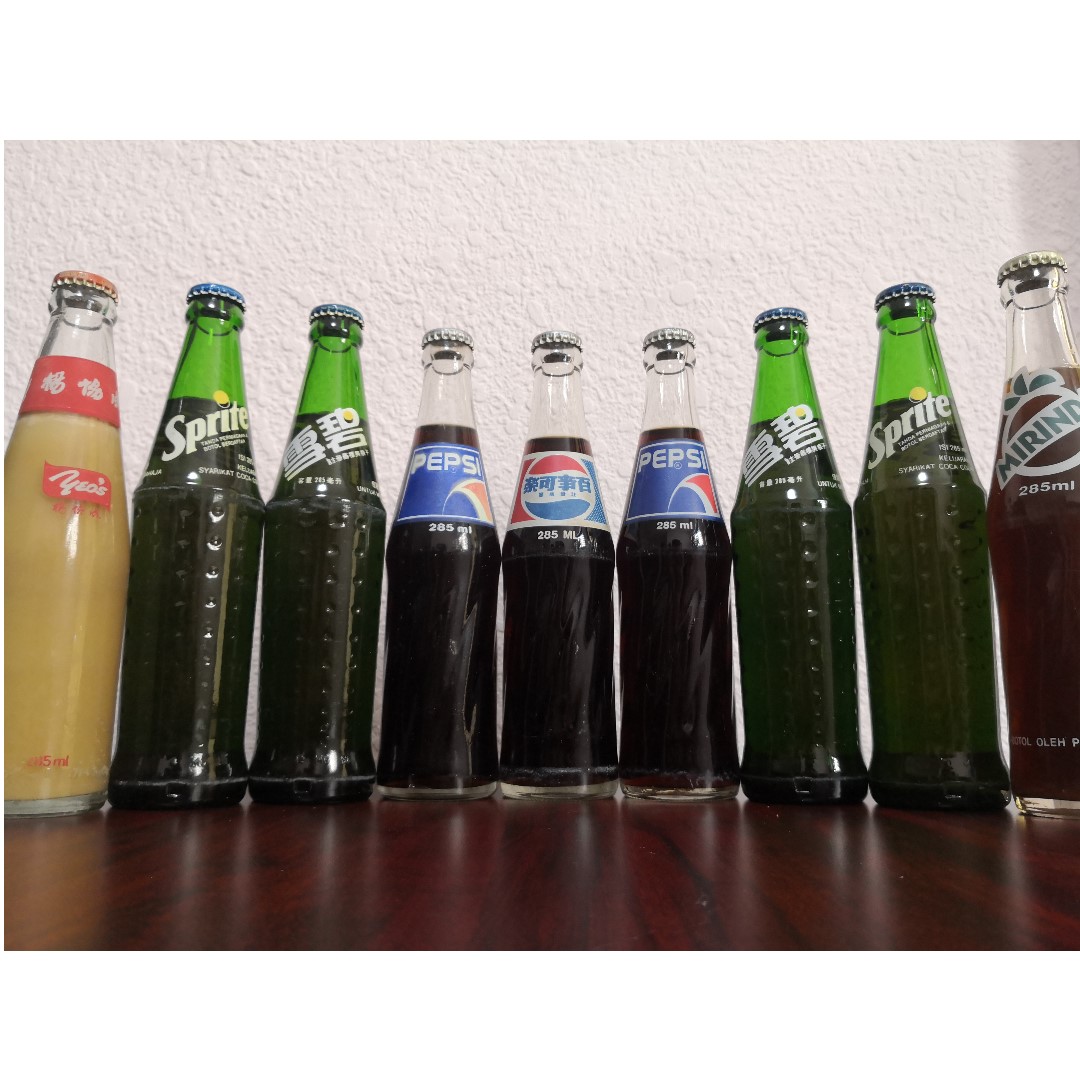 Vintage Pepsi, Sprite, Yeo. Mirinda Glass Bottles Drinks, Food & Drinks ...