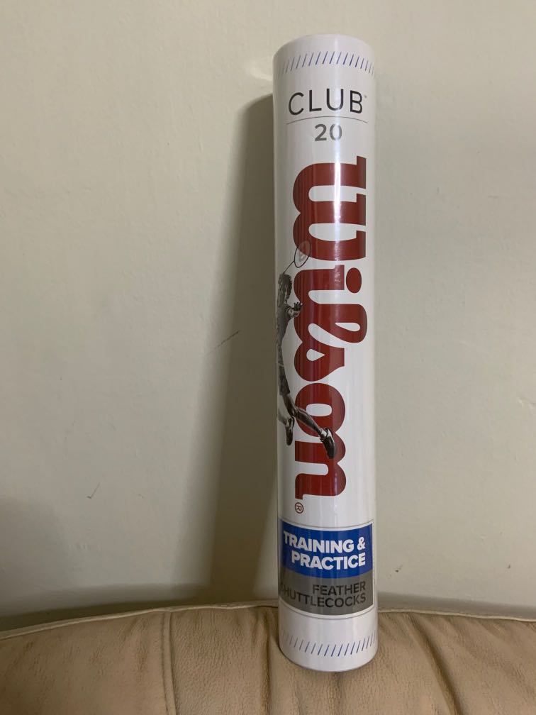 Wilson badminton shuttlecock, Sports Equipment, Sports & Games, Racket ...