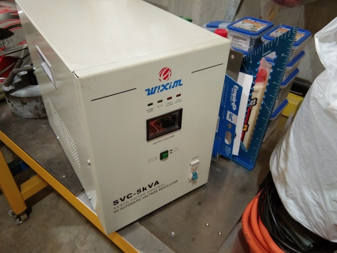 Wixim 5kva voltage regulator, Audio, Other Audio Equipment on Carousell