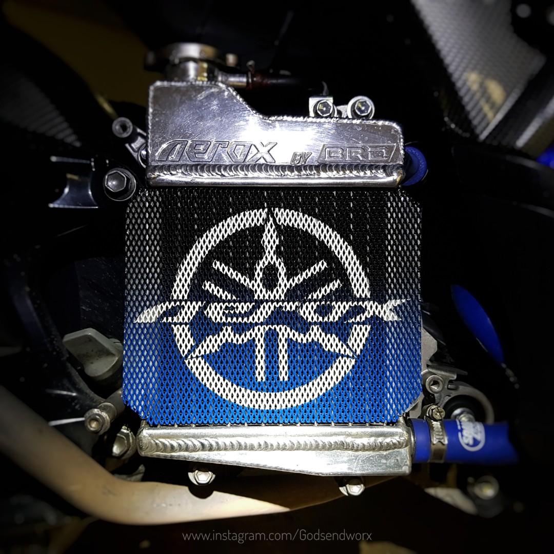 Yamaha Aerox Radiator Guard - Godsendworx, Motorcycles, Motorcycle ...