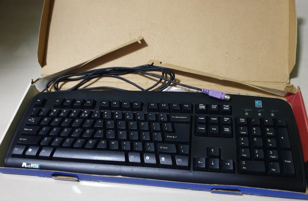 A-Shaped Anti RSI Keyboard, Computers & Tech, Parts & Accessories ...