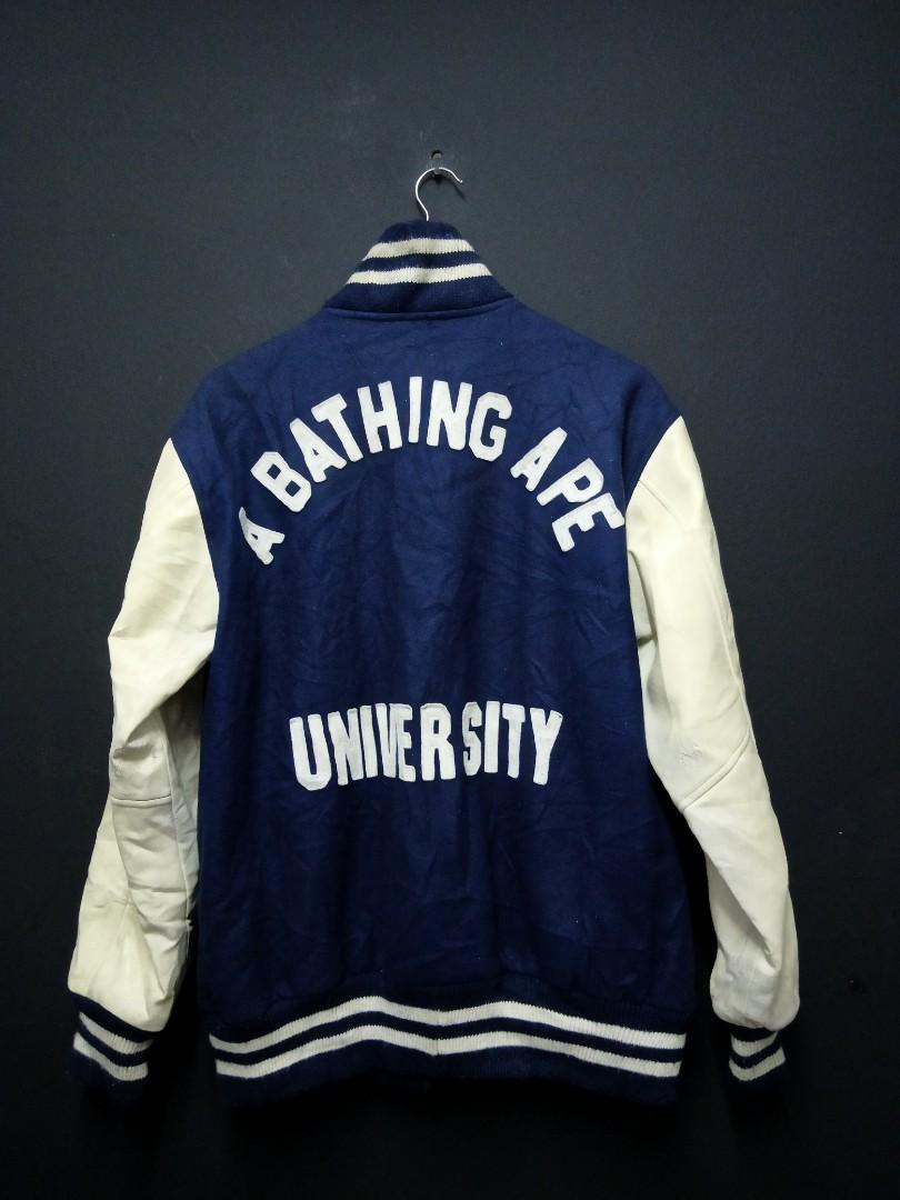 BAPE UNIVERSITY VARSITY JACKET, Men's Fashion, Coats, Jackets and ...