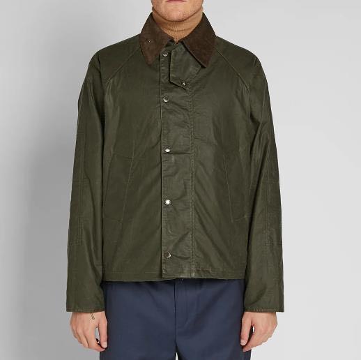 現貨BARBOUR X ENGINEERED GARMENTS GRAHAM WAX JACKET, 男裝, 外套及戶外衣服 - Carousell