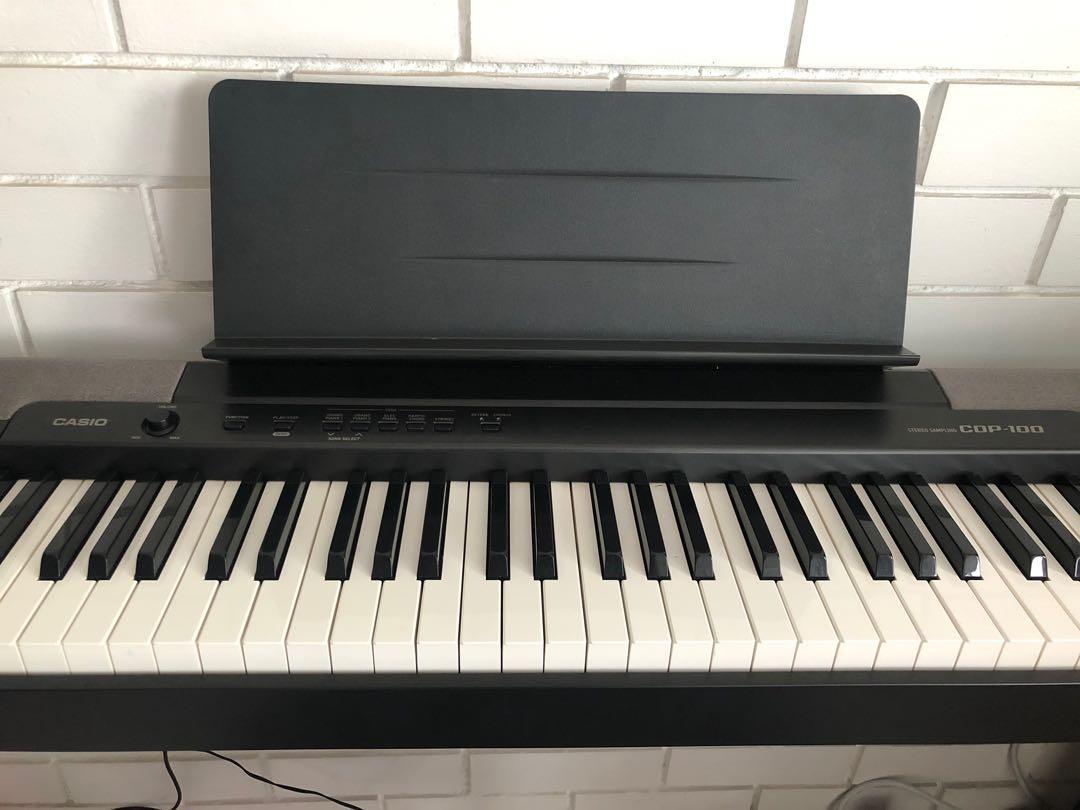 Casio digital piano CDP 100 with almost new adjustable bench, Hobbies ...