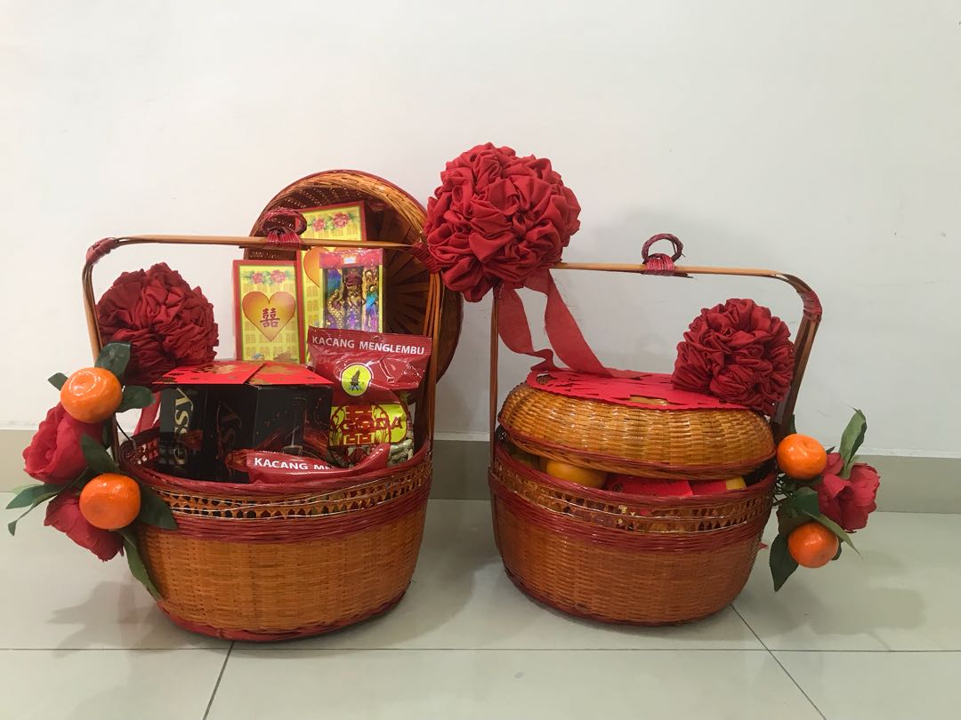 Chinese Dowry Basket/Wedding Basket [with LED and decoration ...