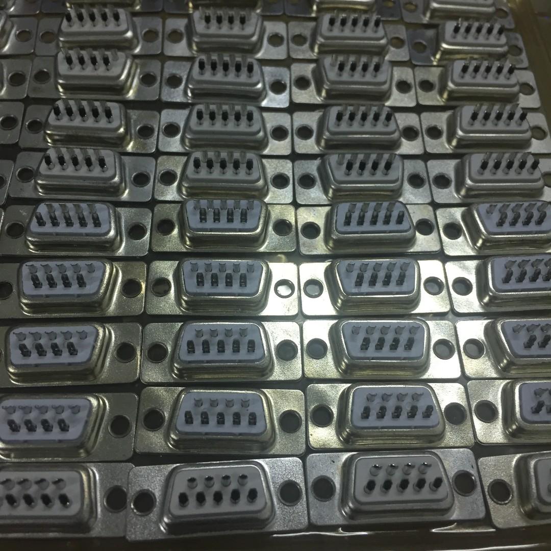 DB9 CONNECTOR PIN FEMALE - STRAIGHT SOLDER BUCKET WITH CASING, TV ...