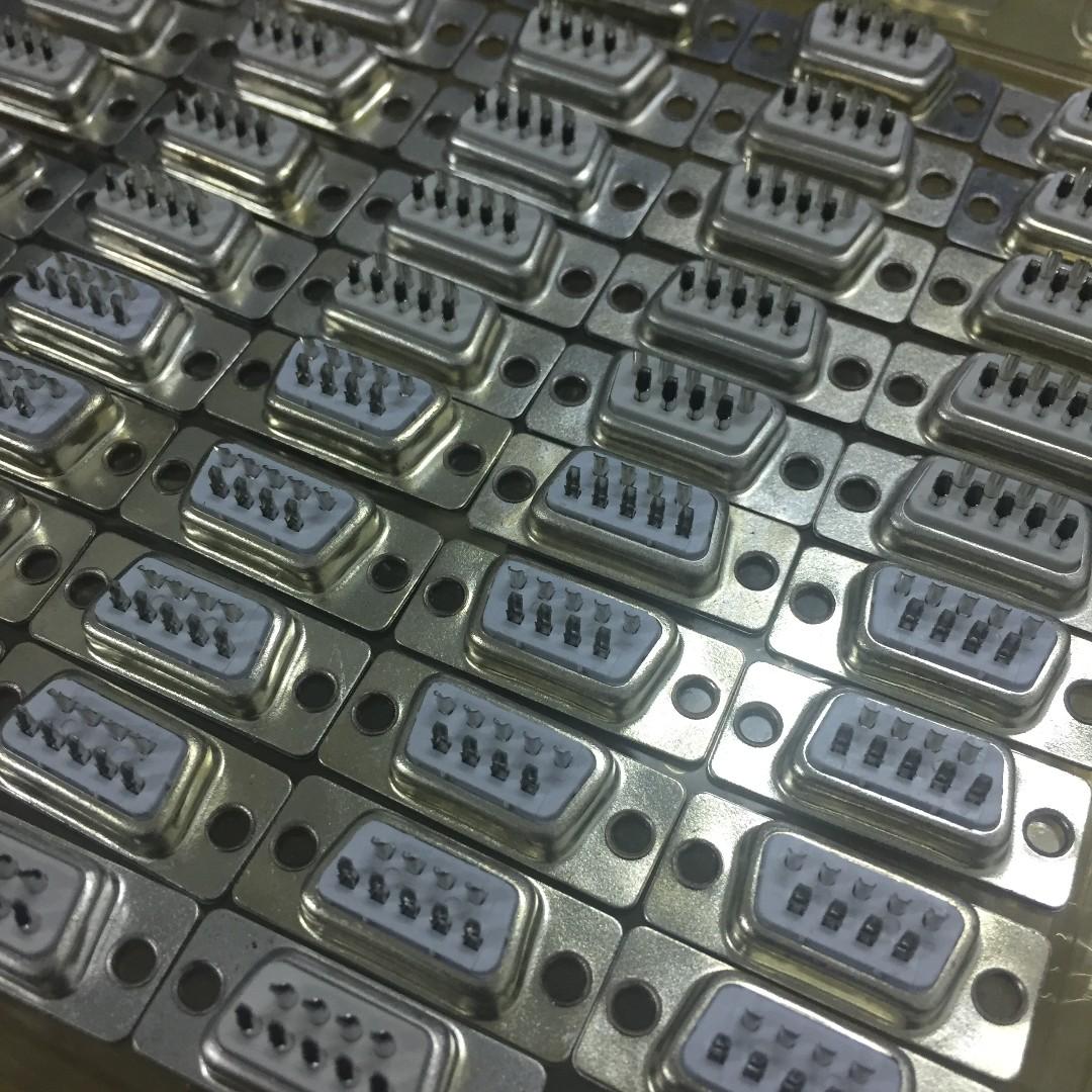 DB9 CONNECTOR PIN FEMALE - STRAIGHT SOLDER BUCKET WITH CASING, TV ...