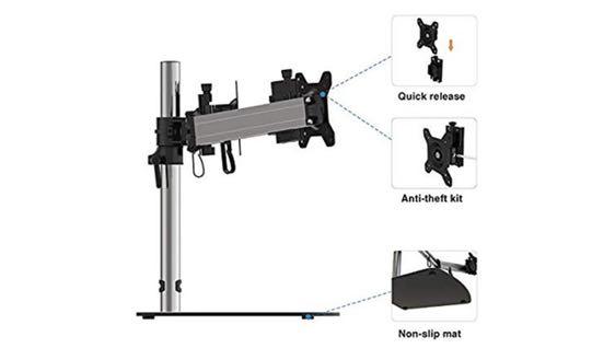 Eono Desk Triple Monitor Arm, Computers & Tech, Parts & Accessories ...