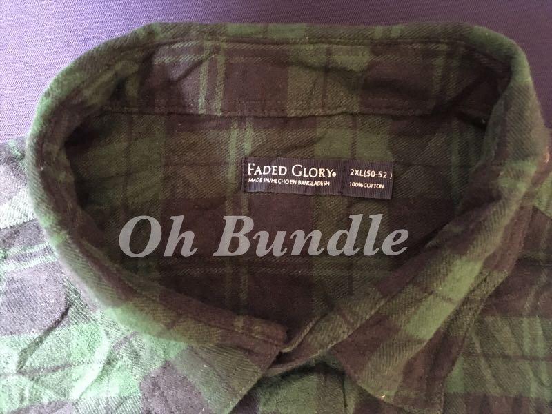 Flannel Faded Glory, Men's Fashion, Tops & Sets, Tshirts & Polo Shirts ...