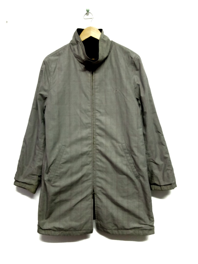 FRED PERRY LONG JACKET REVERSIBLE, Men's Fashion, Coats, Jackets and ...
